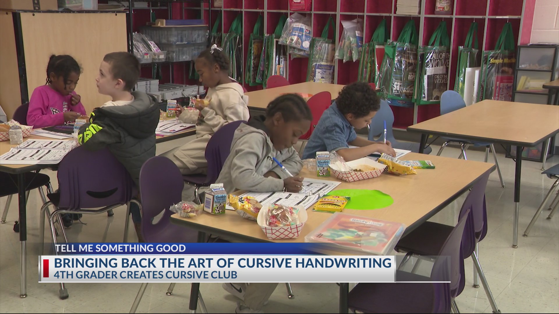 Fourth grader helps teach cursive to other students – NBC4 WCMH-TV