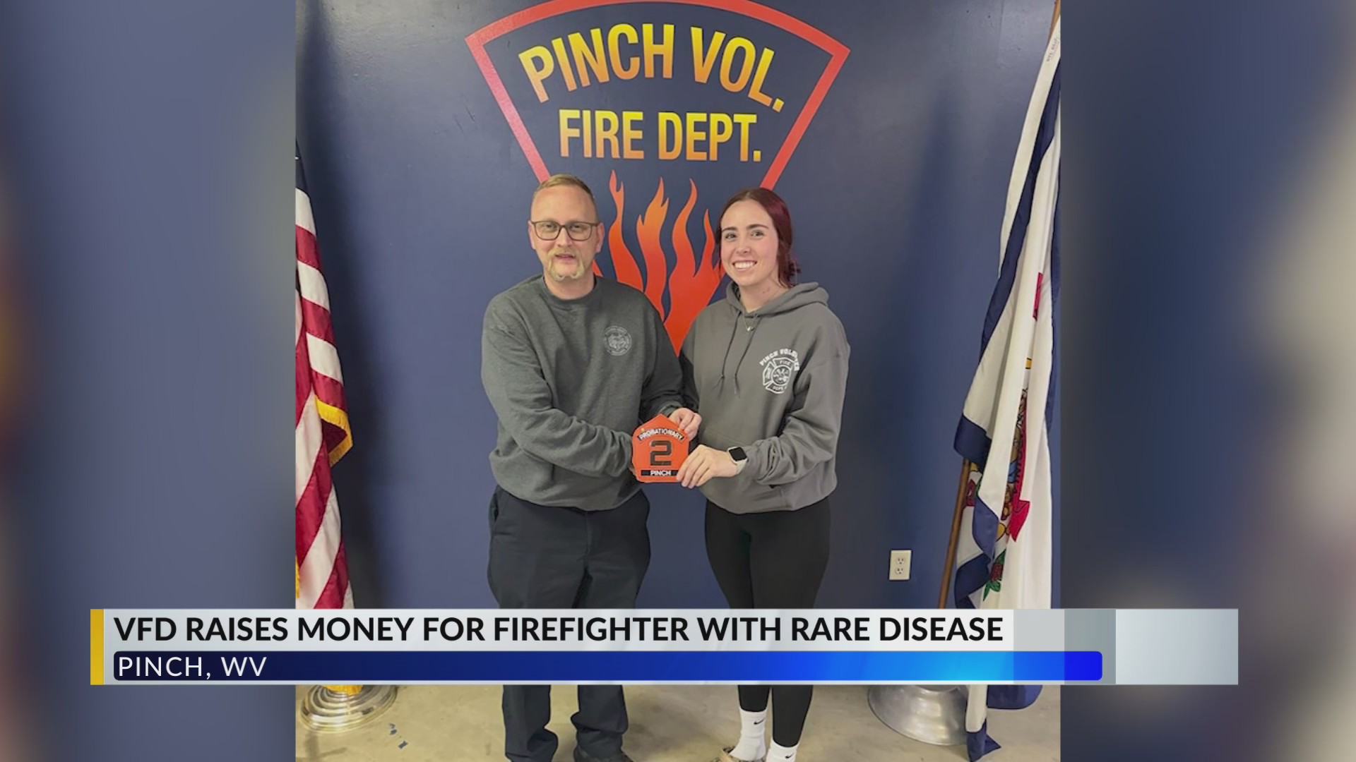 Pinch VFD supports Firefighter/EMT diagnosed with a rare disease – WOWK ...