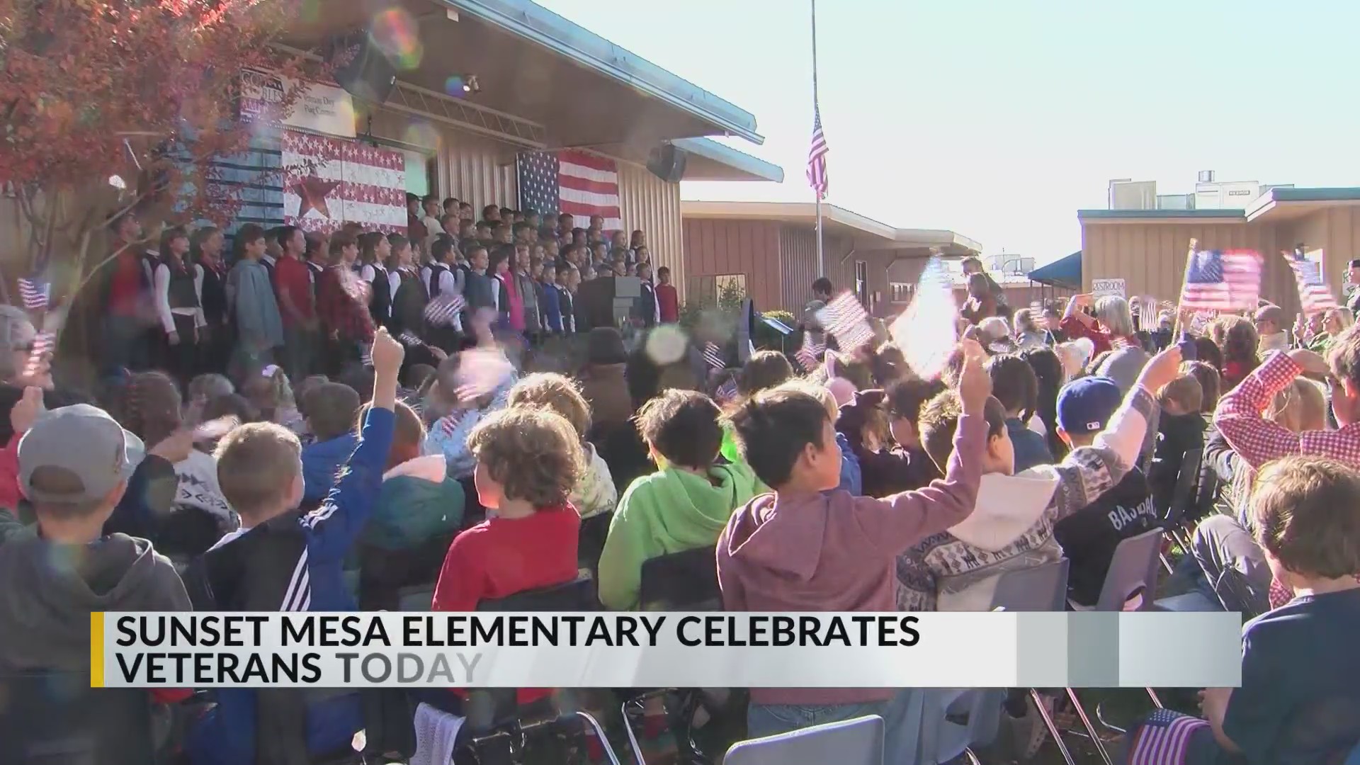 Sunset Mesa Elementary School students honor veterans – KRQE NEWS 13 ...