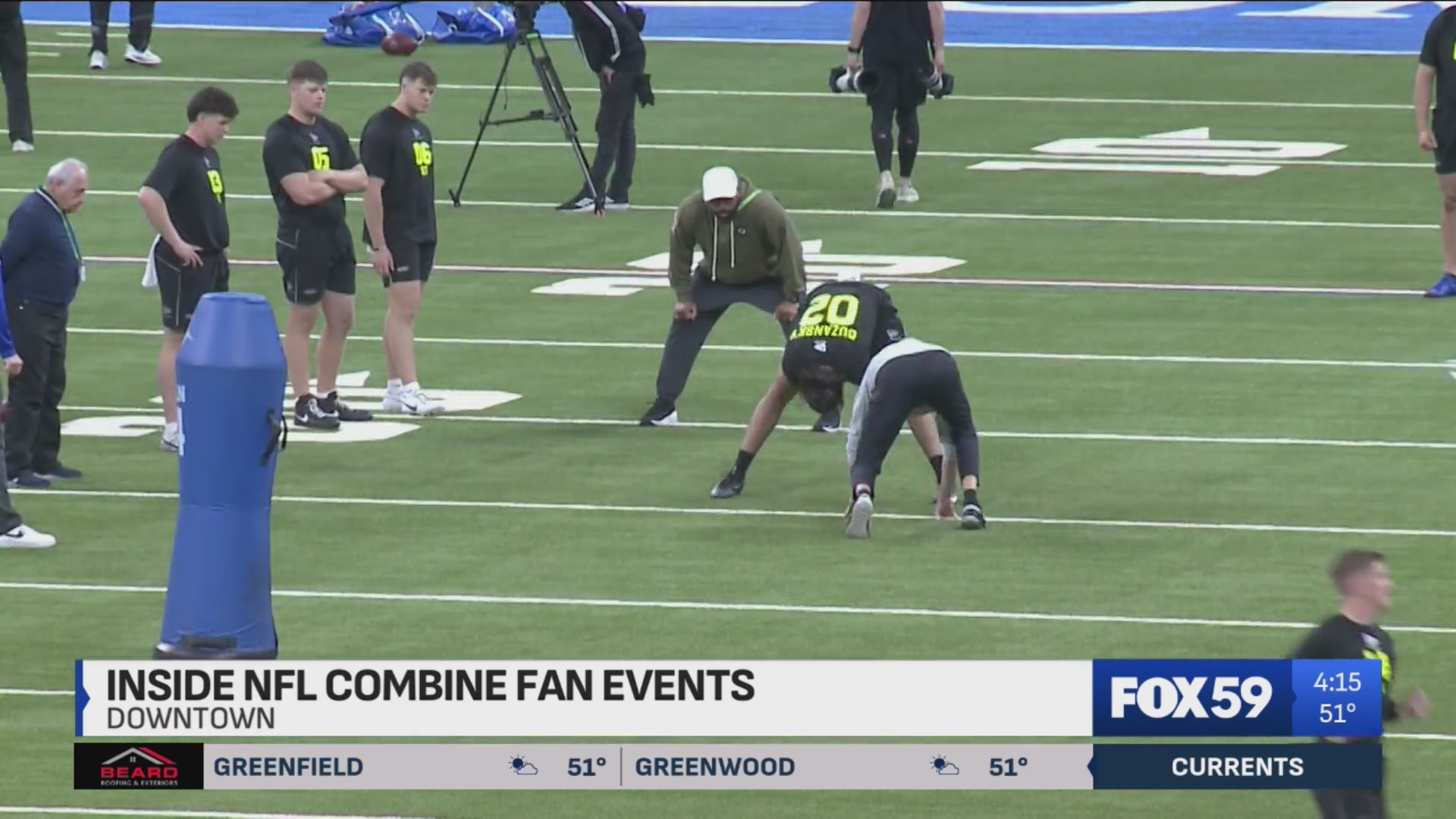 Football fans back in Indianapolis for NFL Combine – Fox 59