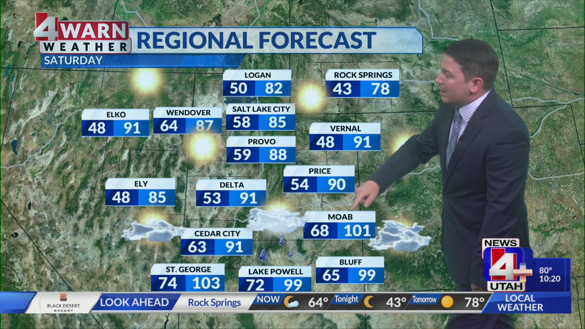 Elevated fire threat for southern Utah this weekend, hot temperatures ...