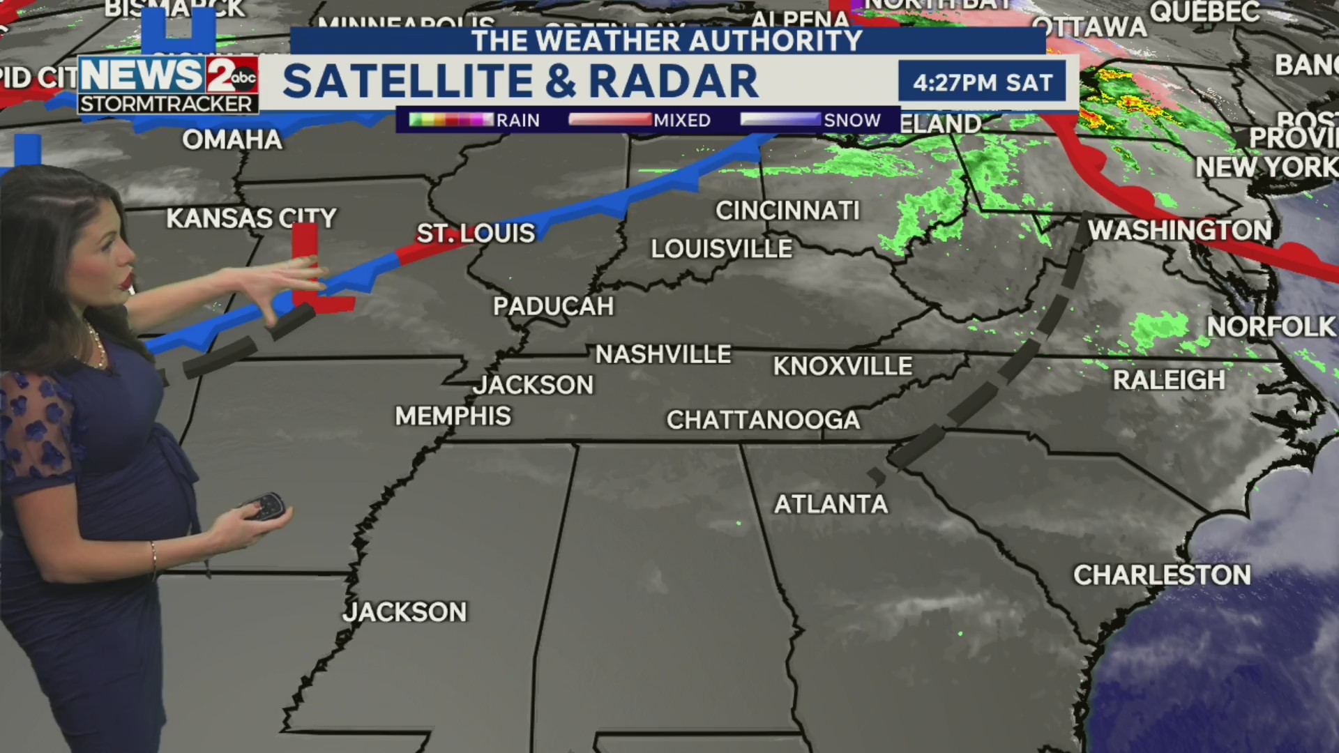 Daphne DeLoren’s Saturday evening forecast – WKRN News 2