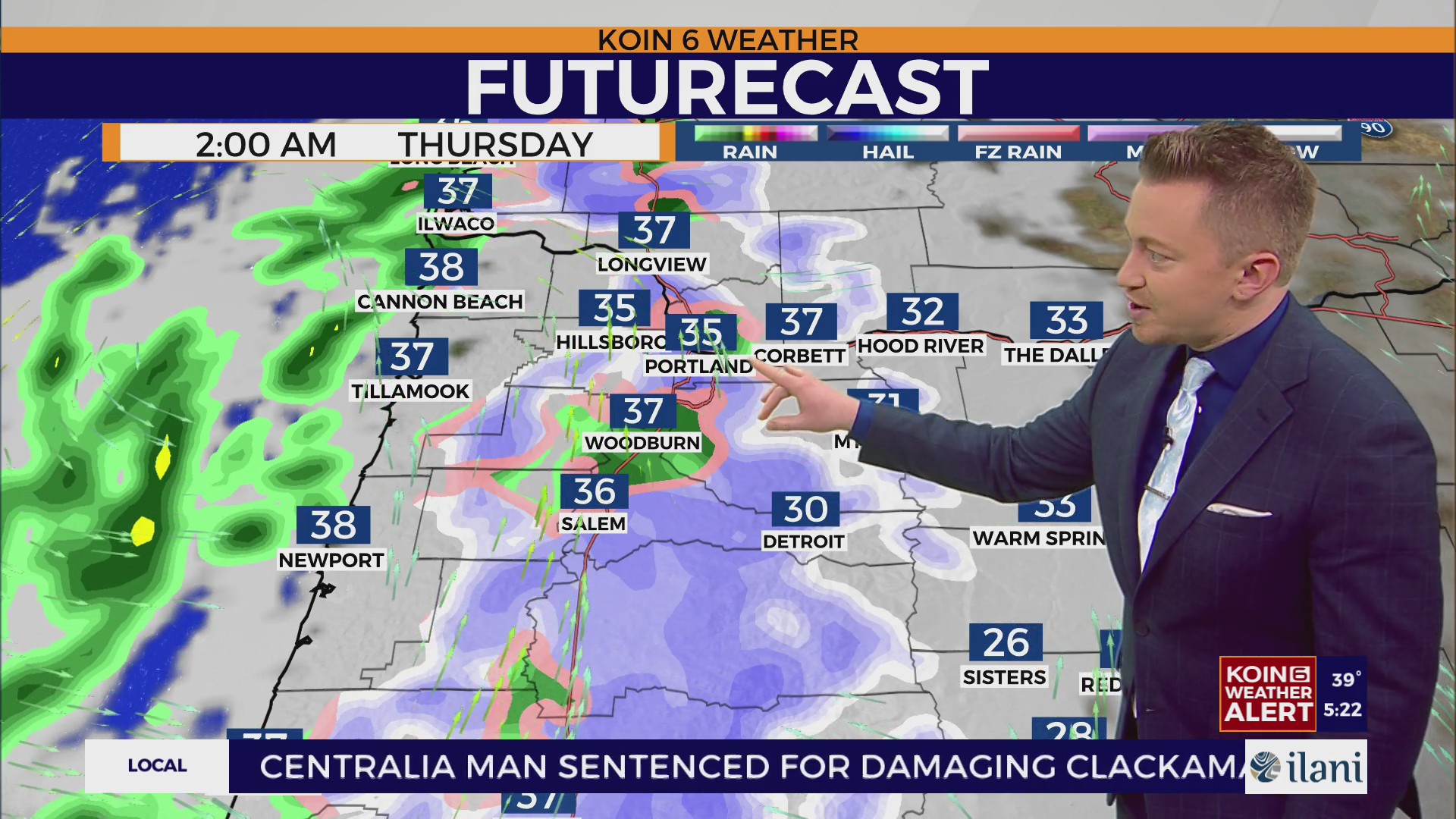 Portland’s snow potential remains Thursday – KOIN.com