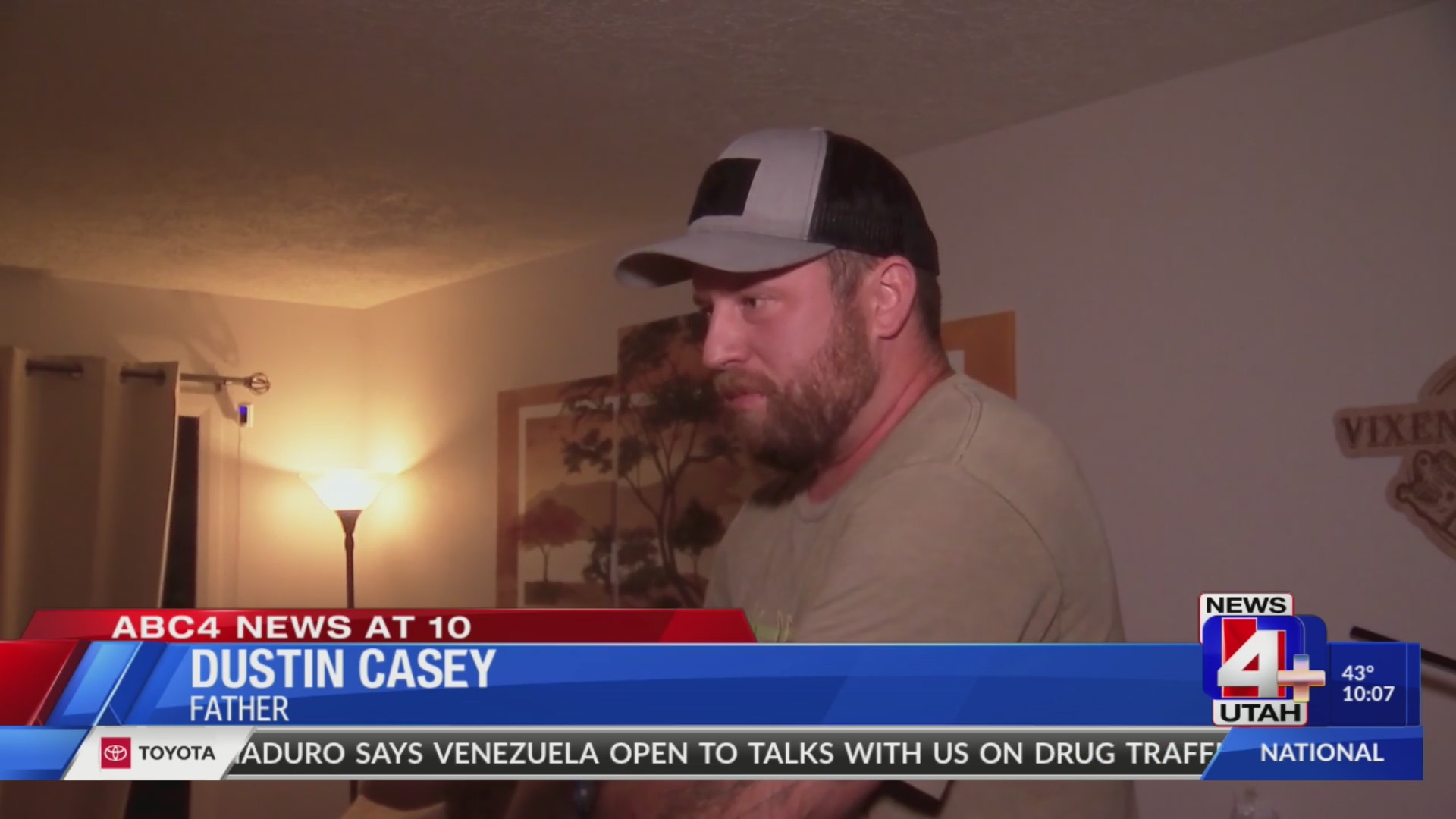 ‘Very stressful’: Father reacts after allegedly high neighbor kicks ...