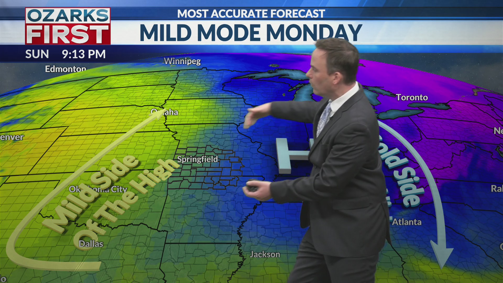 Mild mode returns Monday, winter fights back Wednesday – KOLR ...