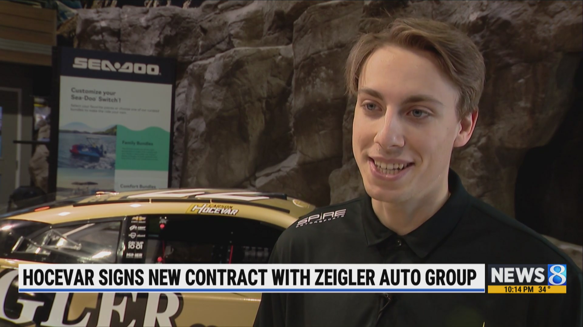 Hocevar gets 3-year backing from Zeigler Auto Group – WOODTV.com