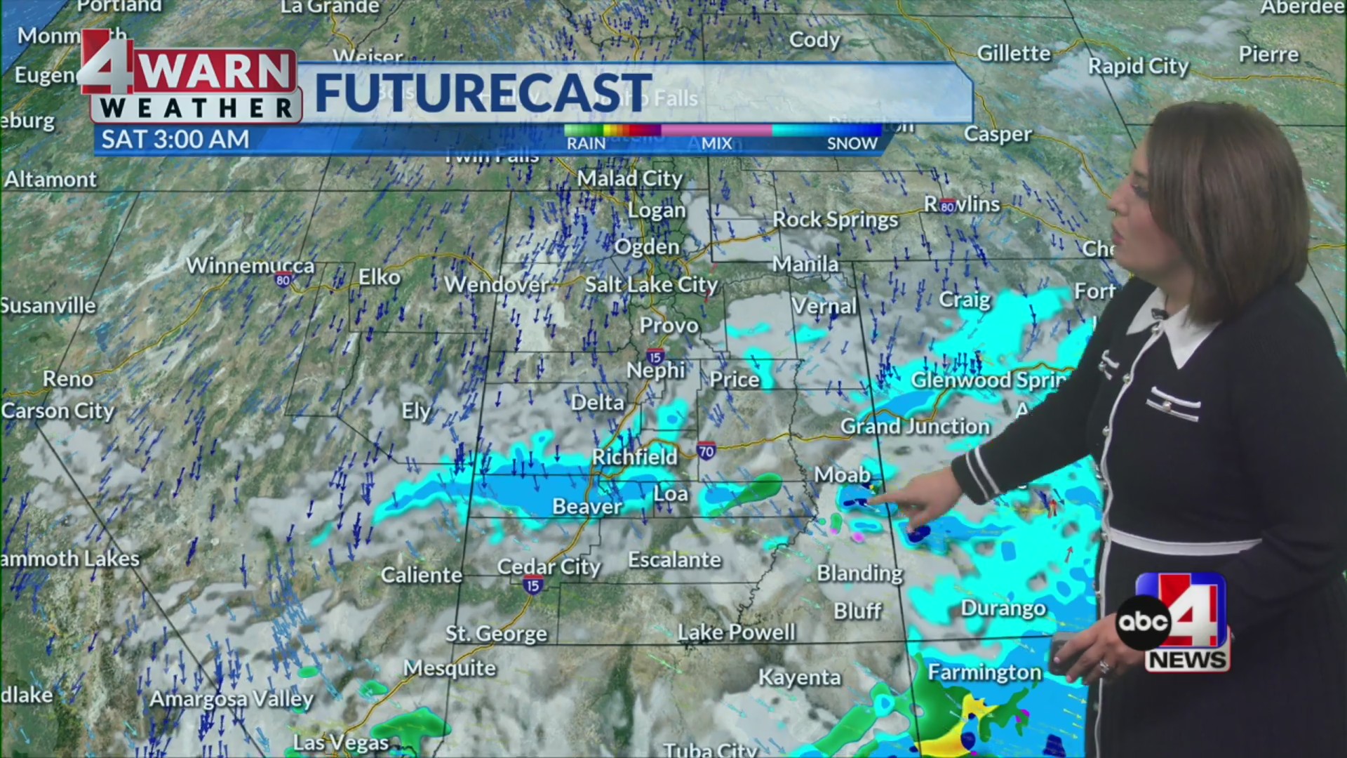 Colder air settles in for the weekend with a few isolated showers ...