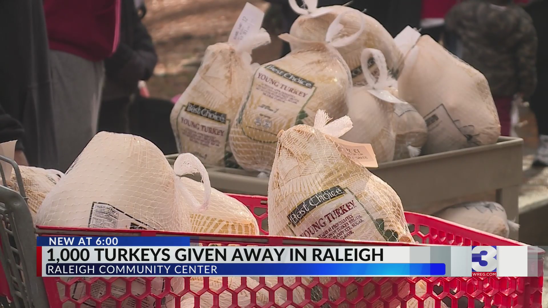 1,000 turkeys given to Raleigh families – WREG.com