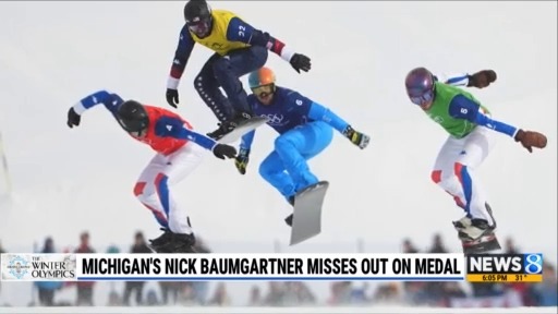 Michigan’s Nick Baumgartner misses out on medal, Chock and Bates ...