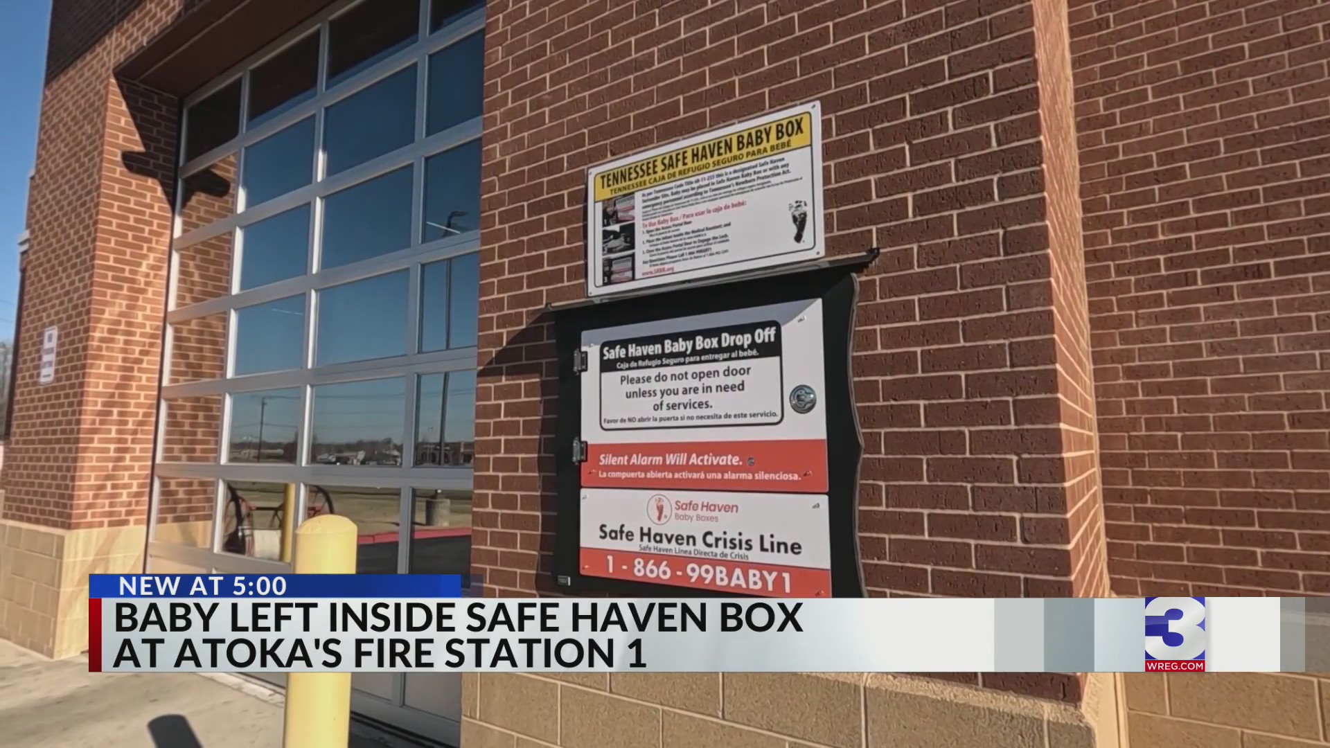 Infant surrendered safely in Baby Box at TN fire station – WREG.com