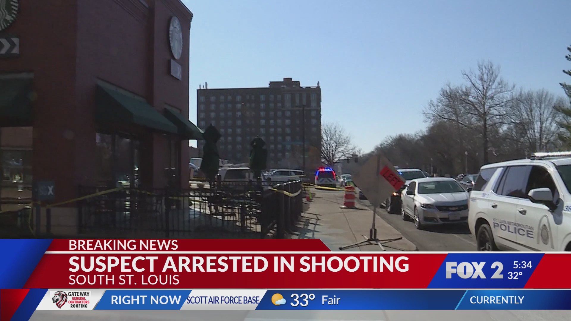 Starbucks shooting on S. Grand; victim dead, suspect in custody – FOX 2