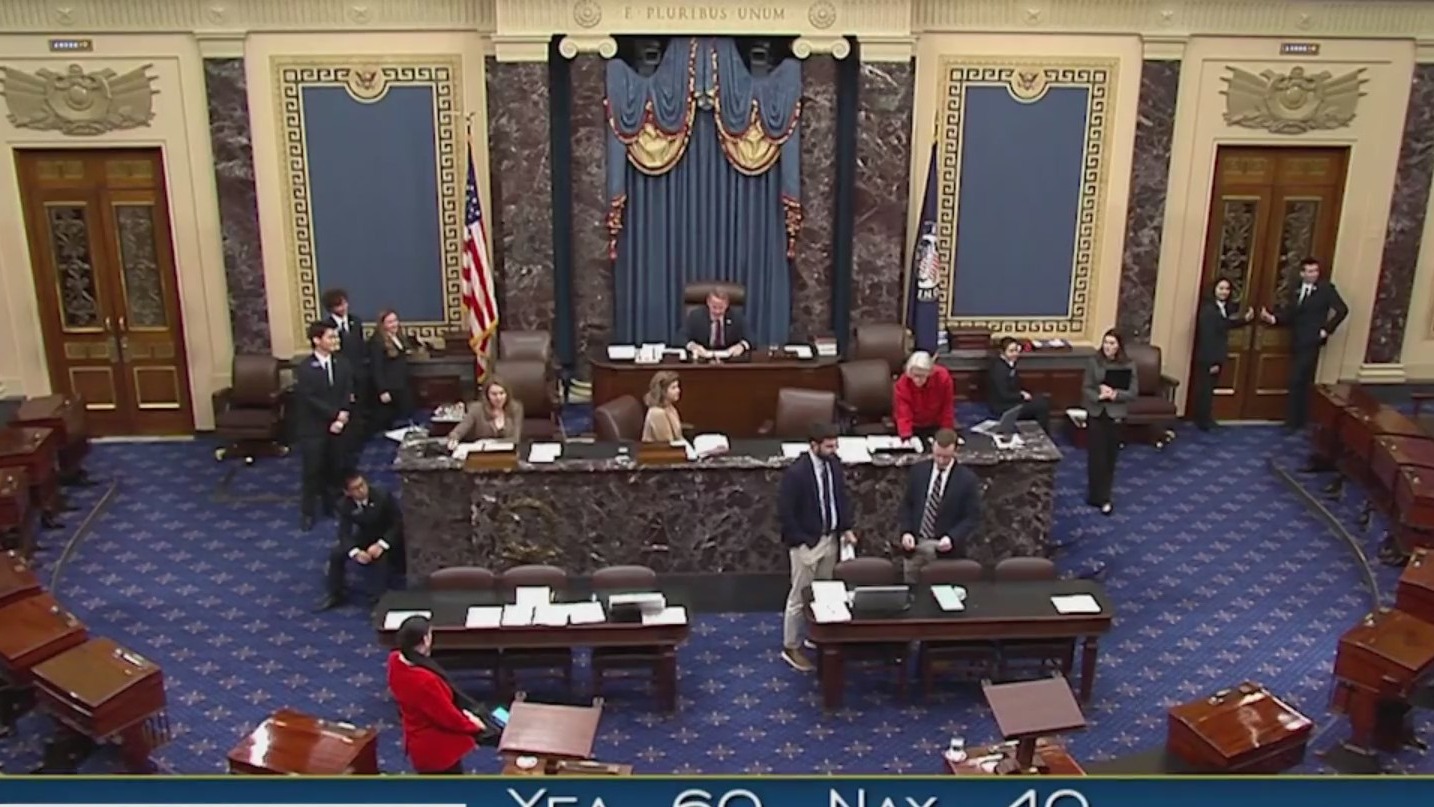 Senate takes first step toward ending the government shutdown – FOX40 News