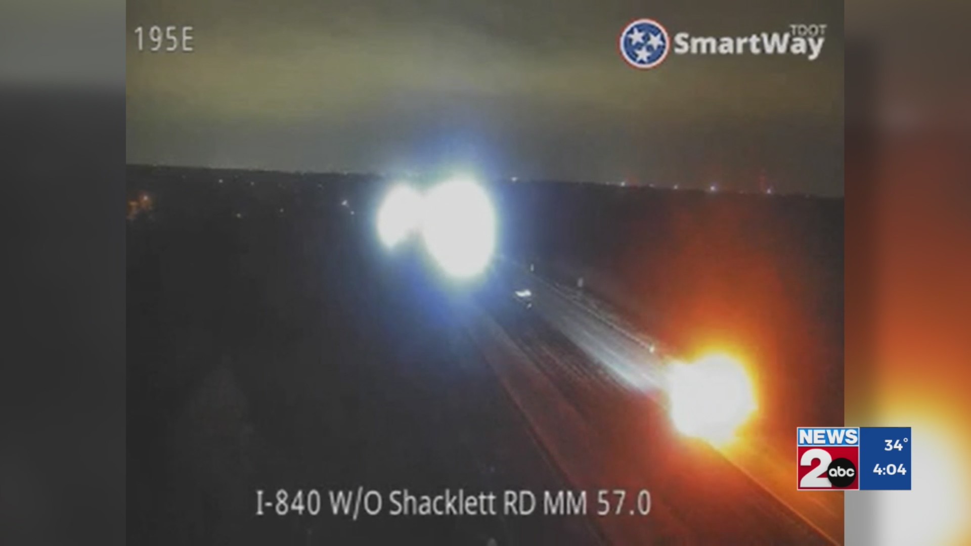 I-840 reopens in Rutherford County after pedestrian crash – WKRN News 2
