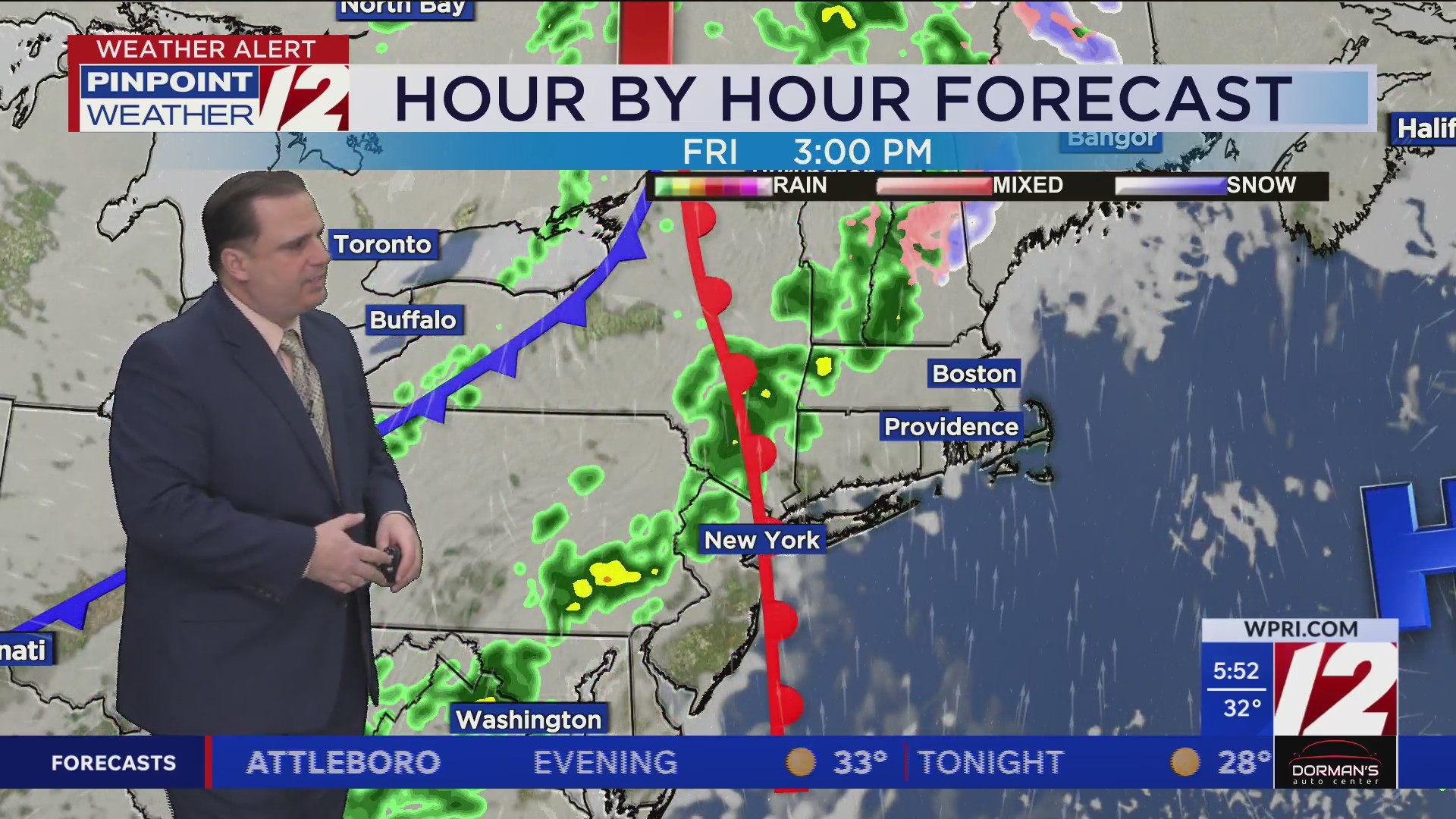 WPRI 12 Weather Forecast for 1/8/26: Black ice this morning; but a nice ...