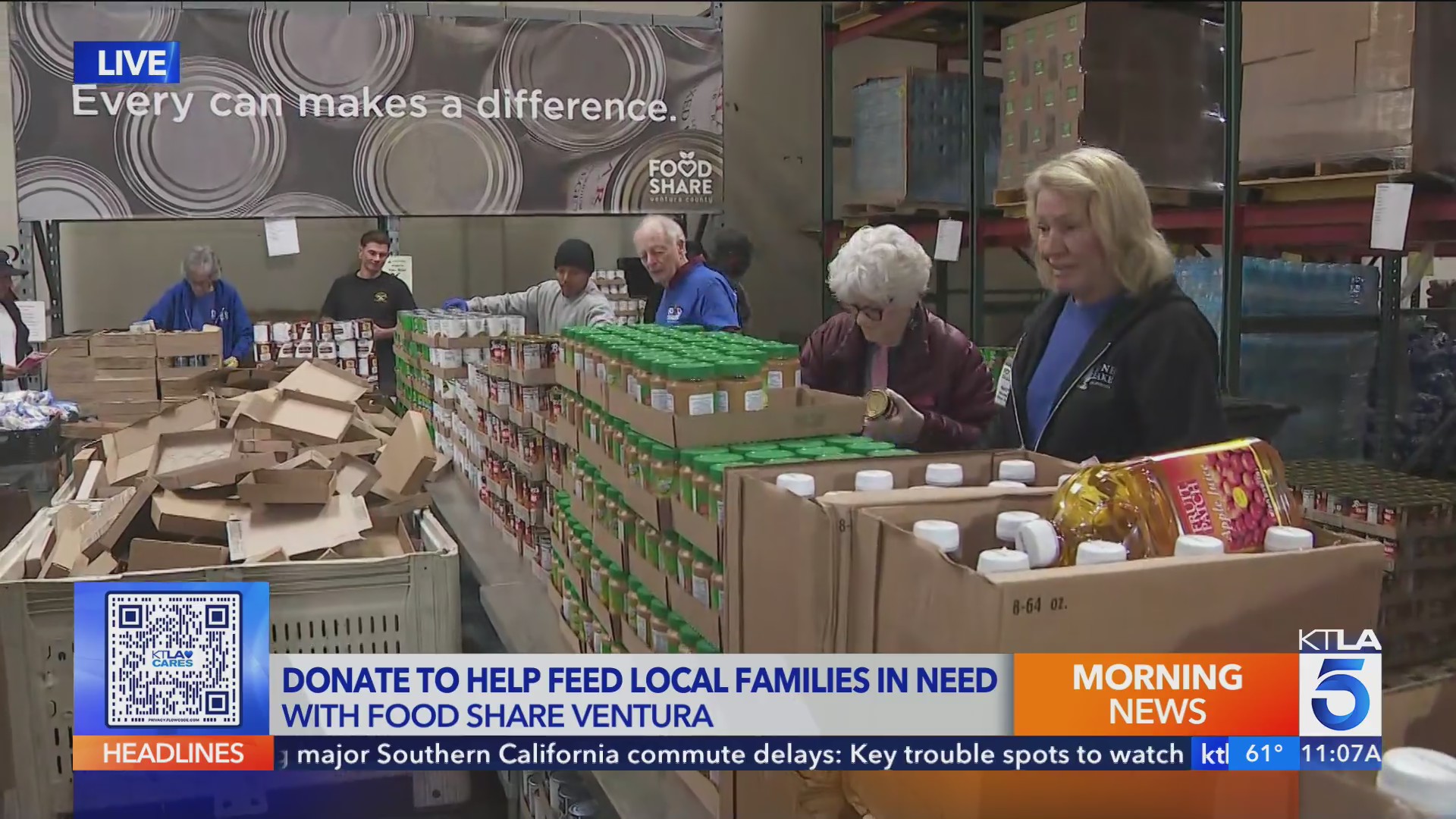 KTLA teams up with food banks for food donation event – KTLA