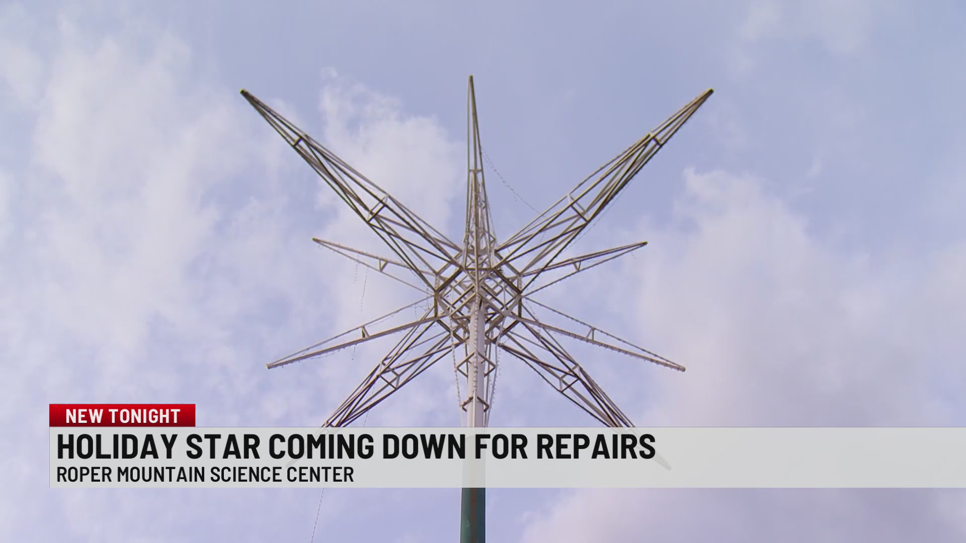 Roper Mountain Star goes dark for the first time as major repairs begin ...
