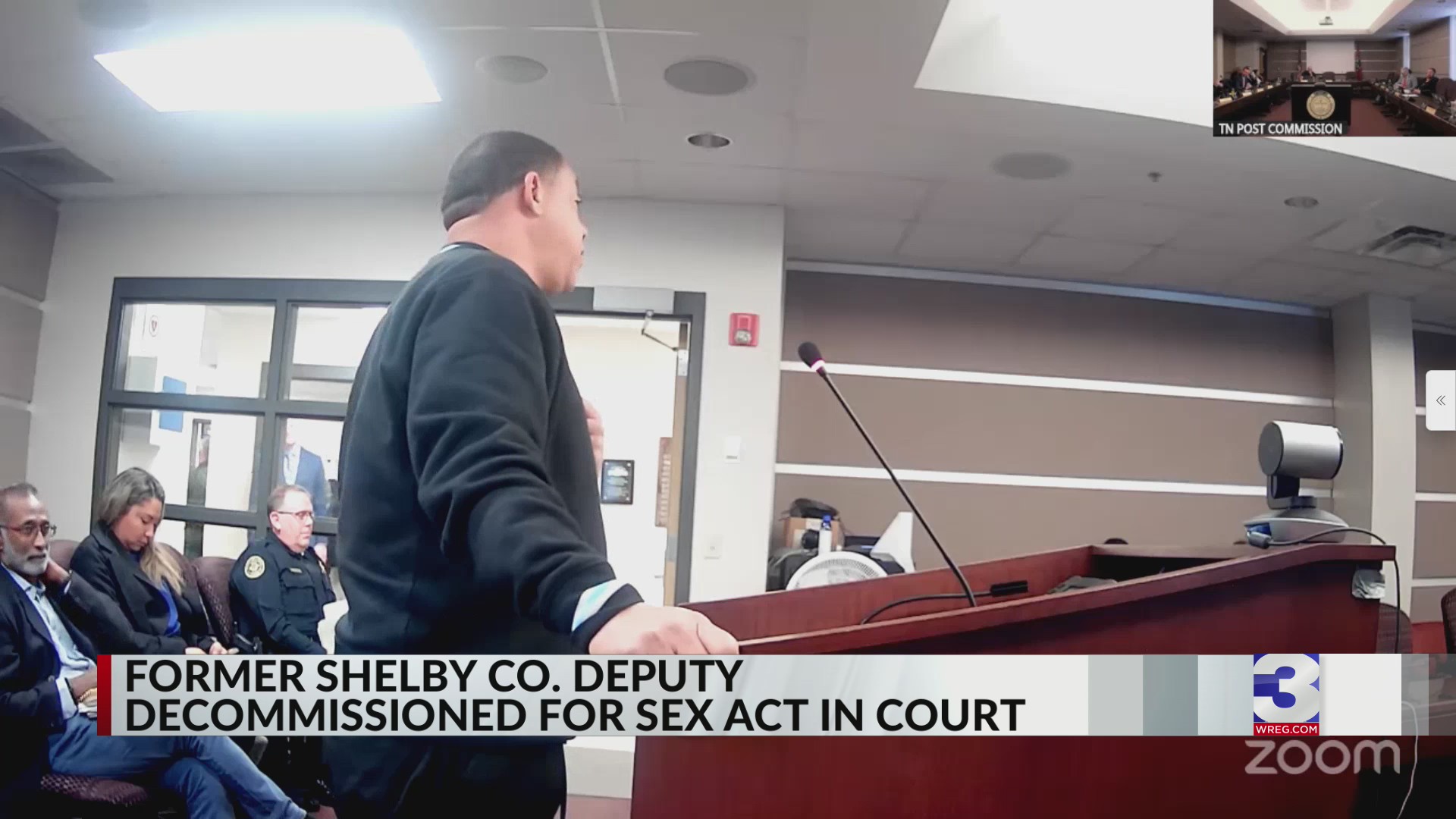 Former SCSO deputy decertified for on-duty oral sex in courtroom – WREG.com