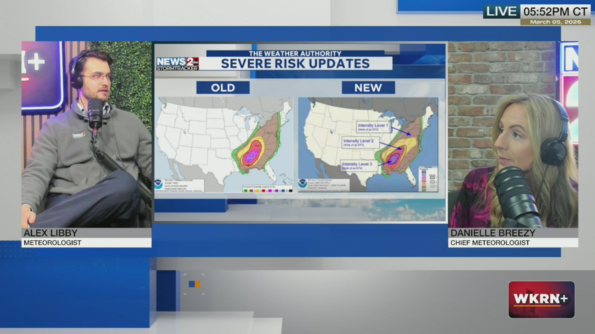 Storm Prediction Center updates severe weather risk maps – WKRN News 2