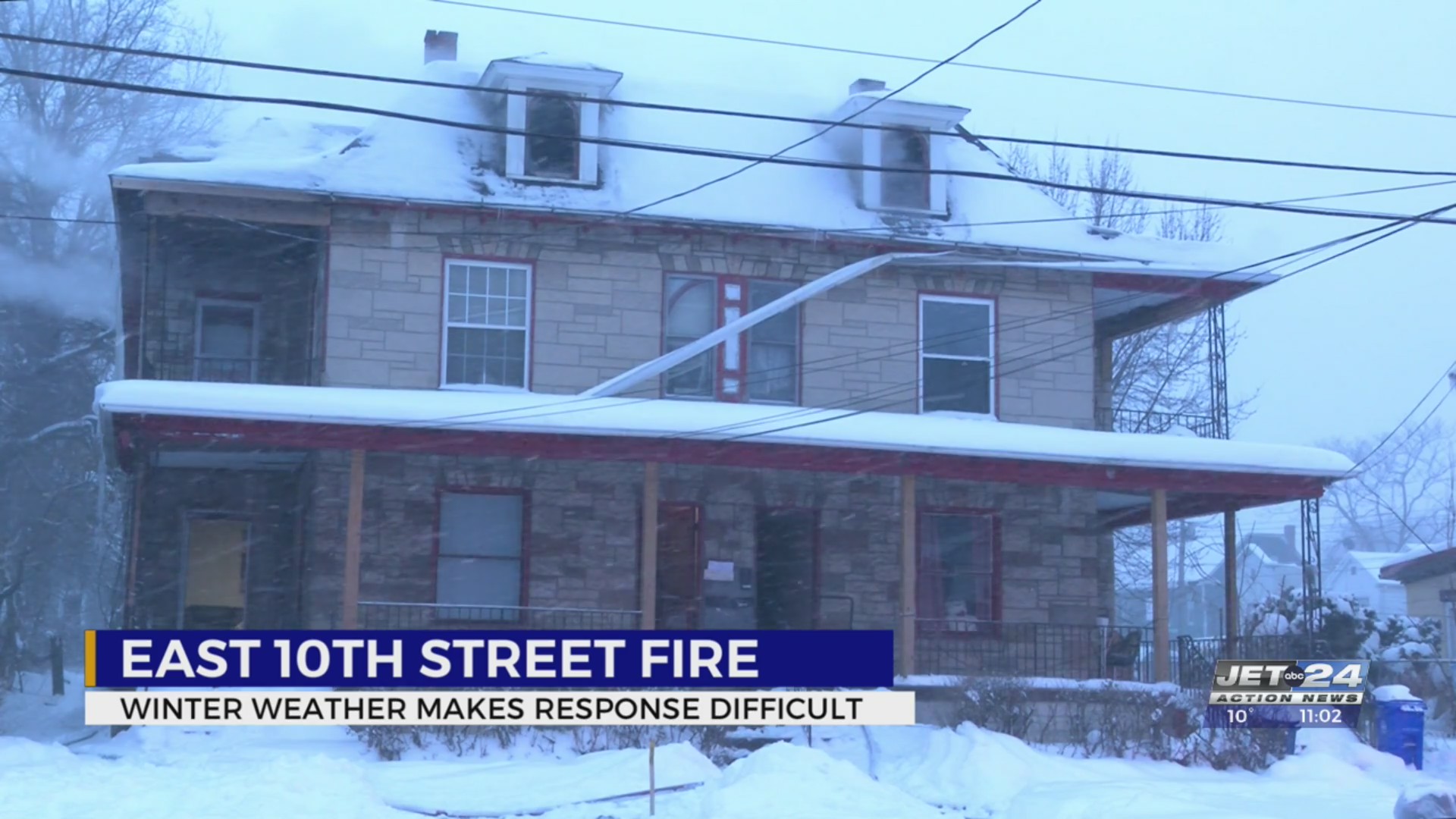 Large fire on East 10th St. underscores winter challenges for ...