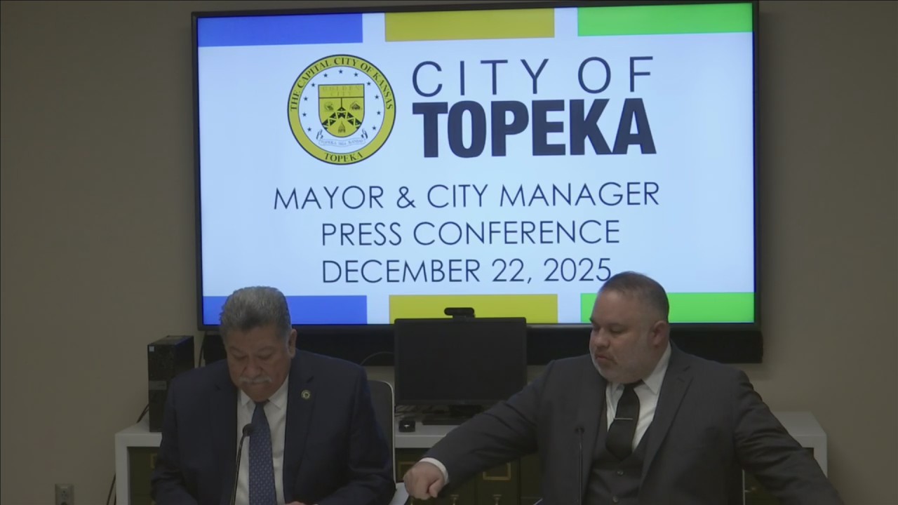 Topeka mayor, manager hold press conference on Dec. 22, 2025 – KSNT 27 News
