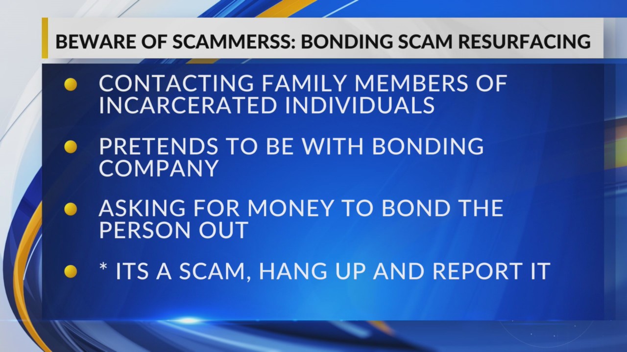 Bonding scam warning notice in Lake Charles – KLFY.com