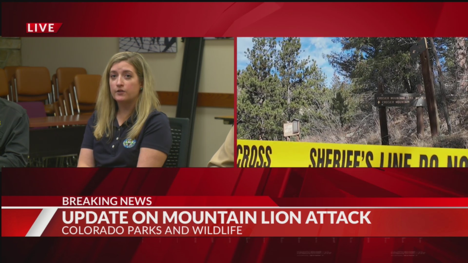 Press conference: Updates on deadly mountain lion attack in Colorado ...