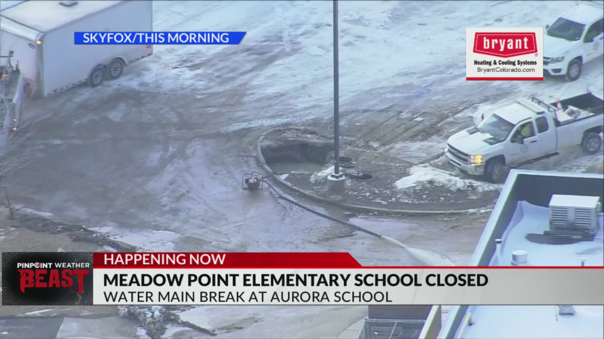 Meadow Point Elementary School closed after water main break – FOX31 Denver