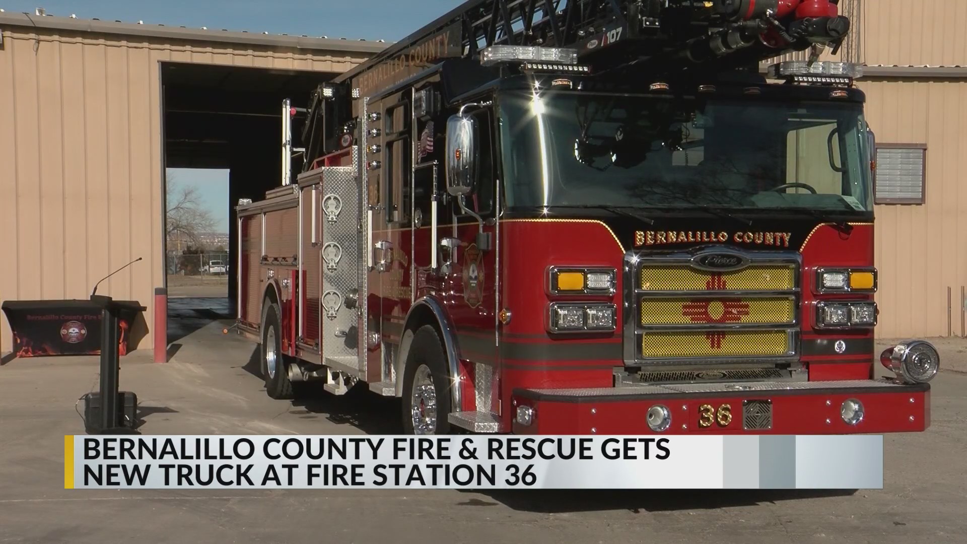 Bernalillo County Fire & Rescue gets new truck for North Valley station ...