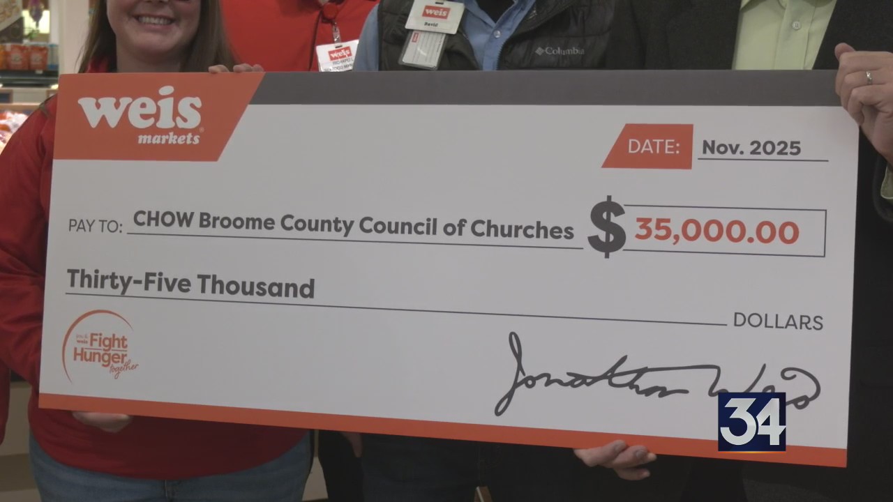Weis Donation to CHOW – WIVT – News 34