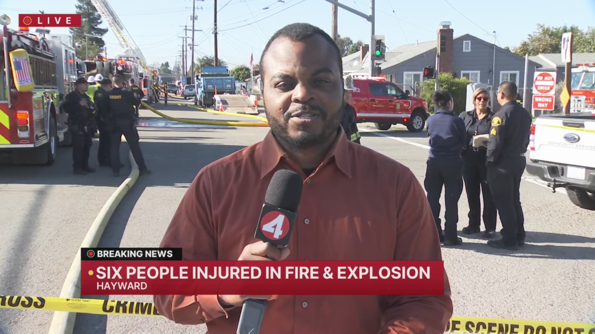 Crews continue suppression on massive Hayward fire caused by explosion ...