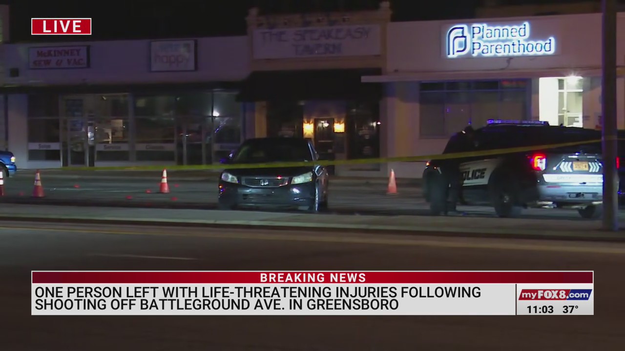 1 left with life-threatening injuries after shooting in Greensboro on ...