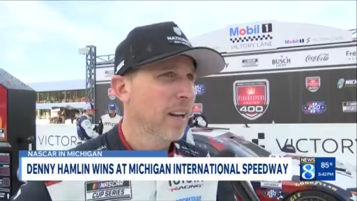 Denny Hamlin wins at Michigan International Speedway – KTVE ...