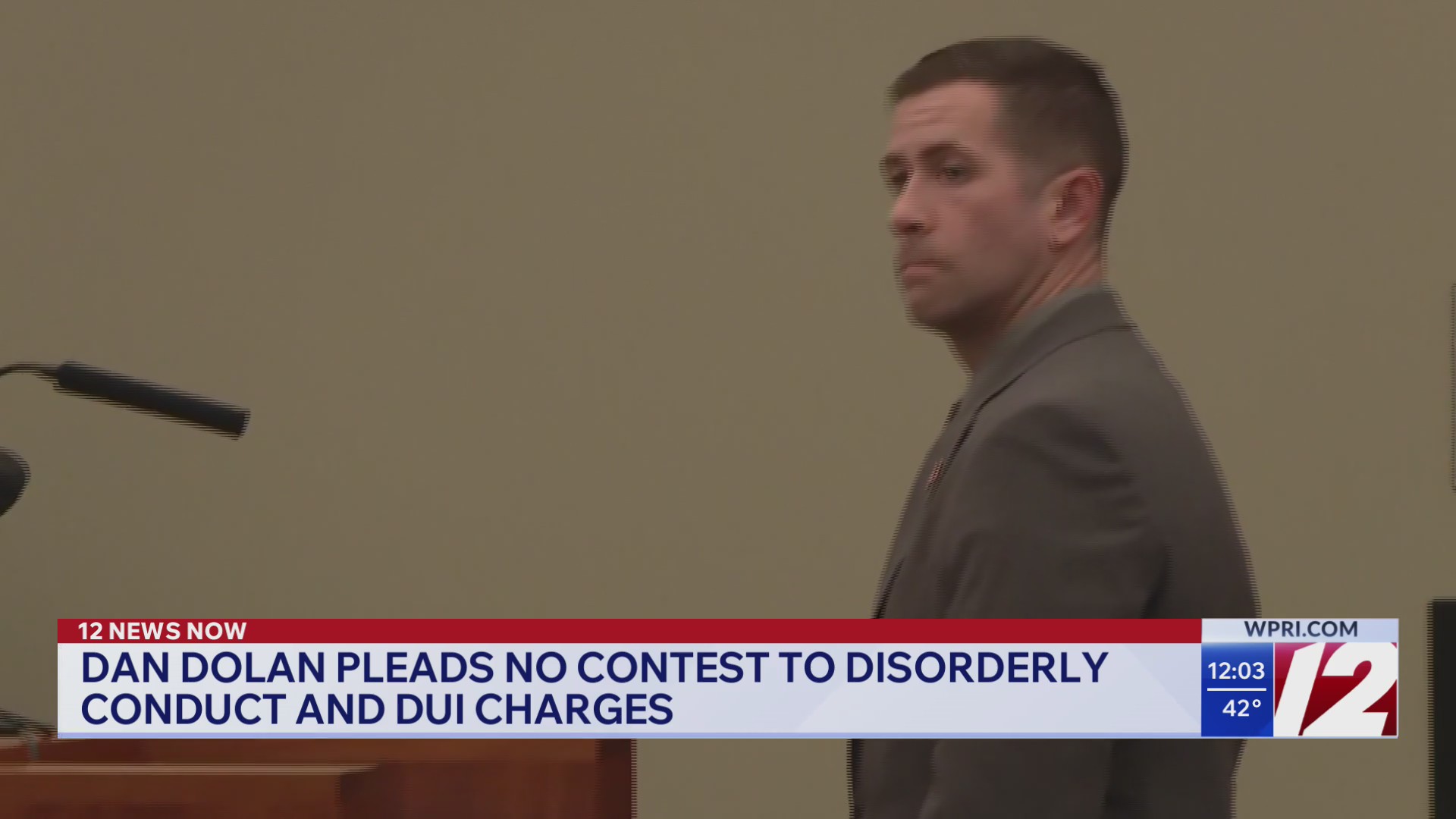 Dan Dolan pleads no contest to disorderly conduct, DUI charges – WPRI.com