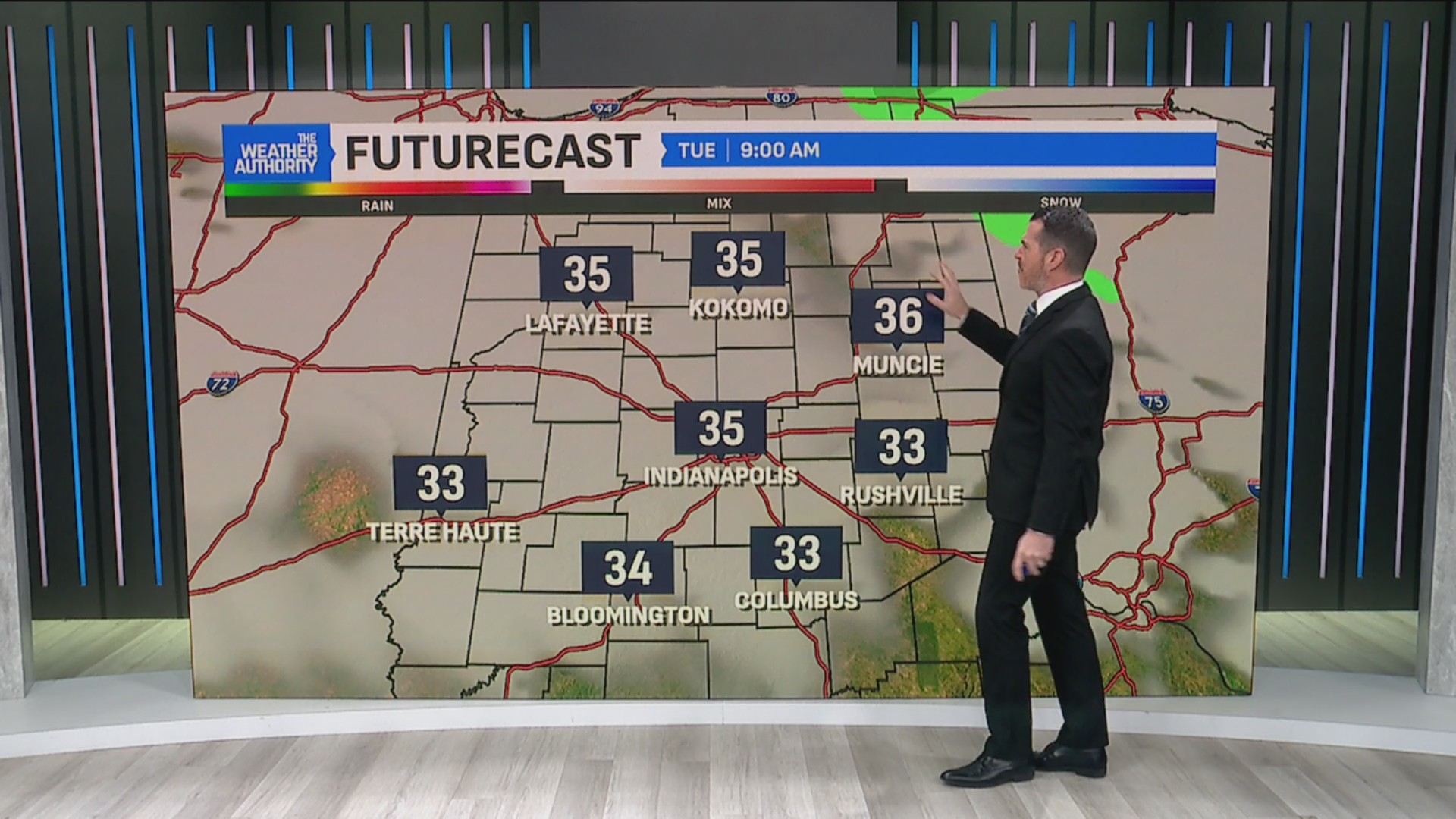 Bright sun and milder before colder, snowier shift – Fox 59
