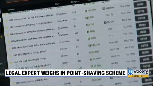 Legal expert weighs in on point-shaving scheme – WOODTV.com