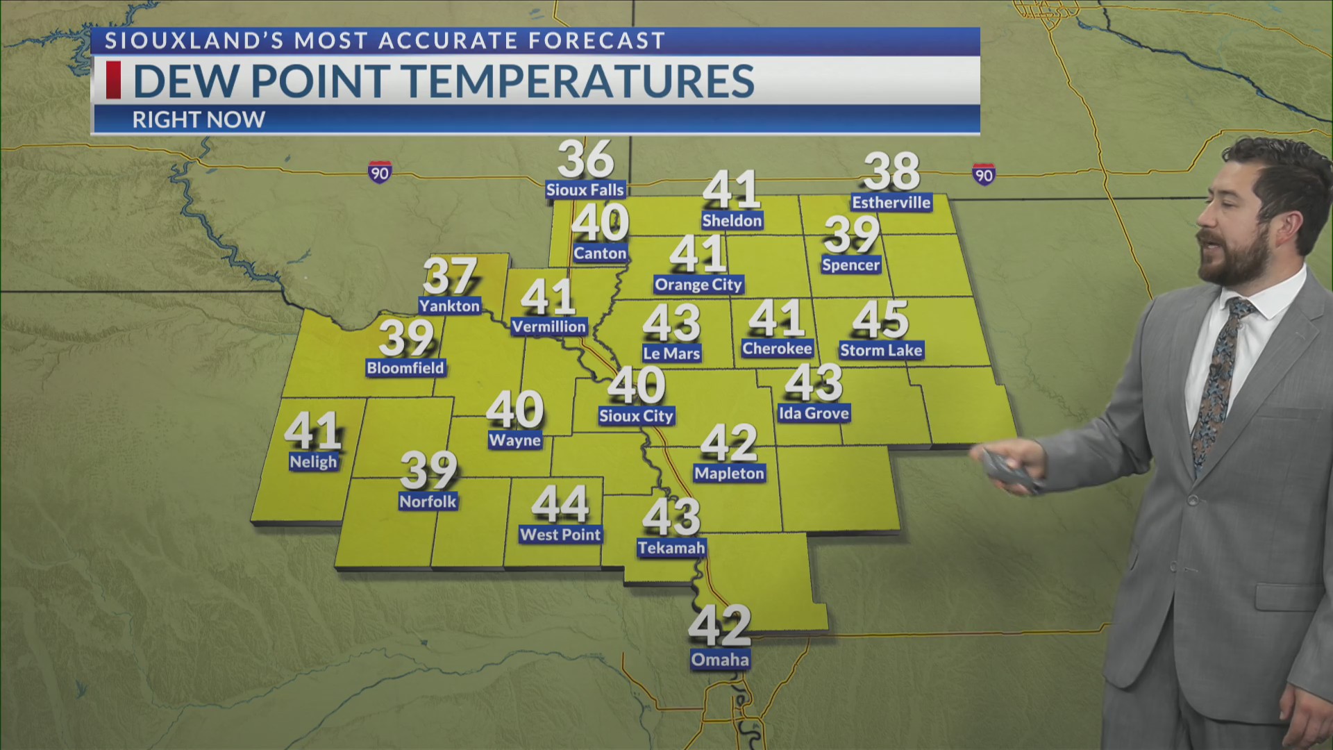Your Afternoon Forecast with Victer Perez – KCAU 9 News | Sioux City ...