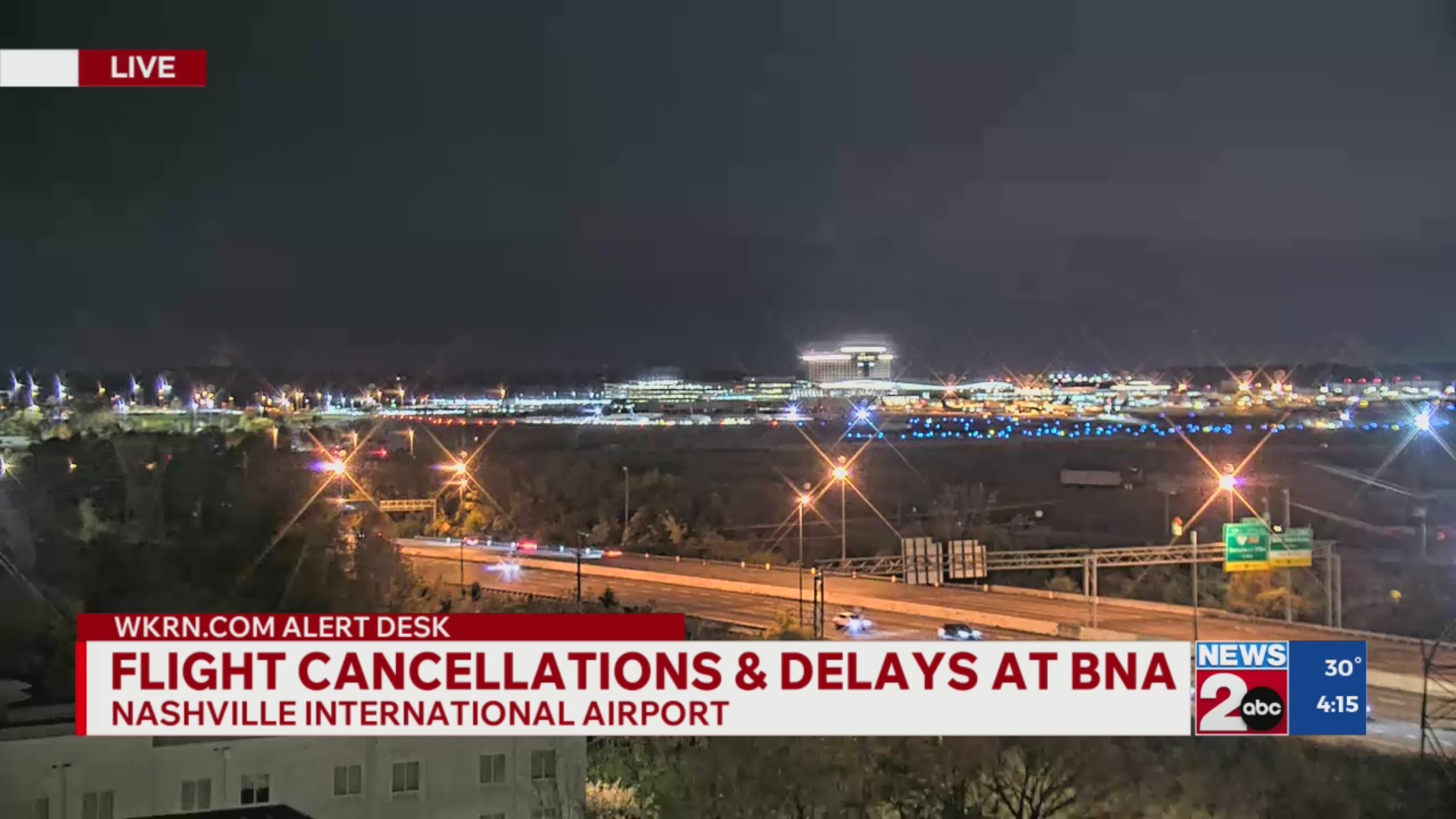 BNA sees flight cancellations, delays – WKRN News 2