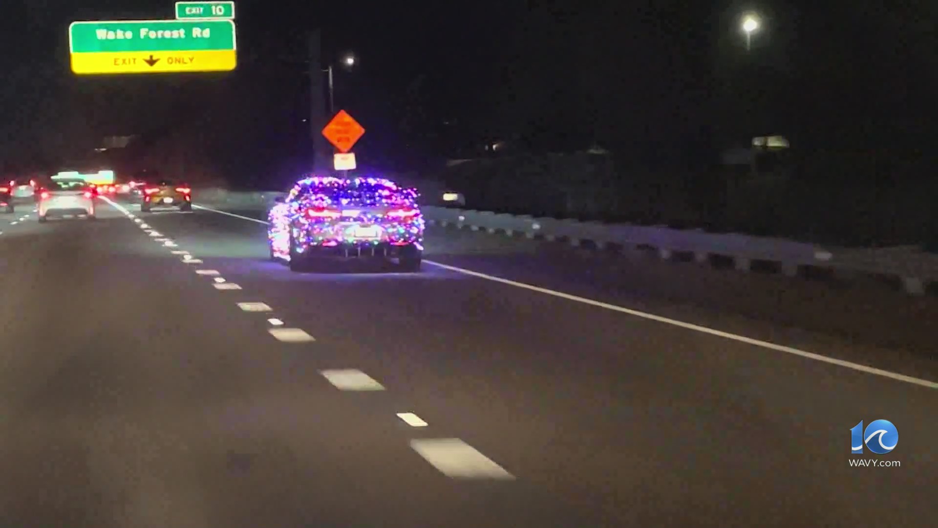 Va., NC police: Holiday lights illegal on cars – WAVY.com
