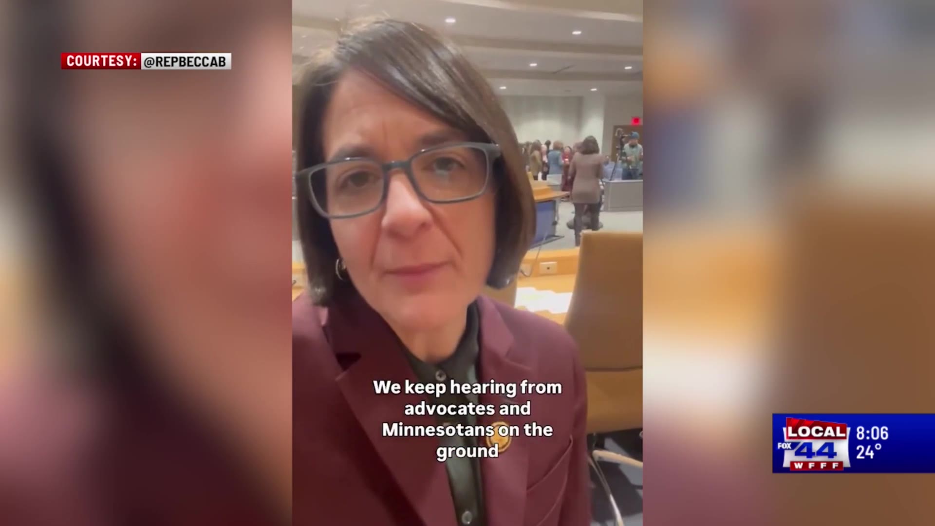 Rep. Becca Balint meets with protesters, visits MN – ABC22 & FOX44