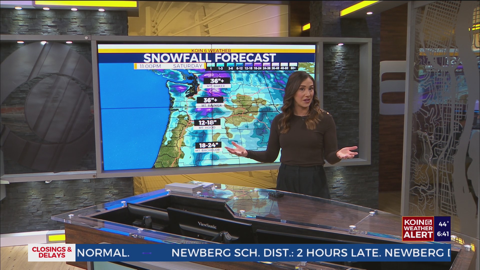 Mountain Snowfall Forecast: Winter weather returns to the Oregon ...