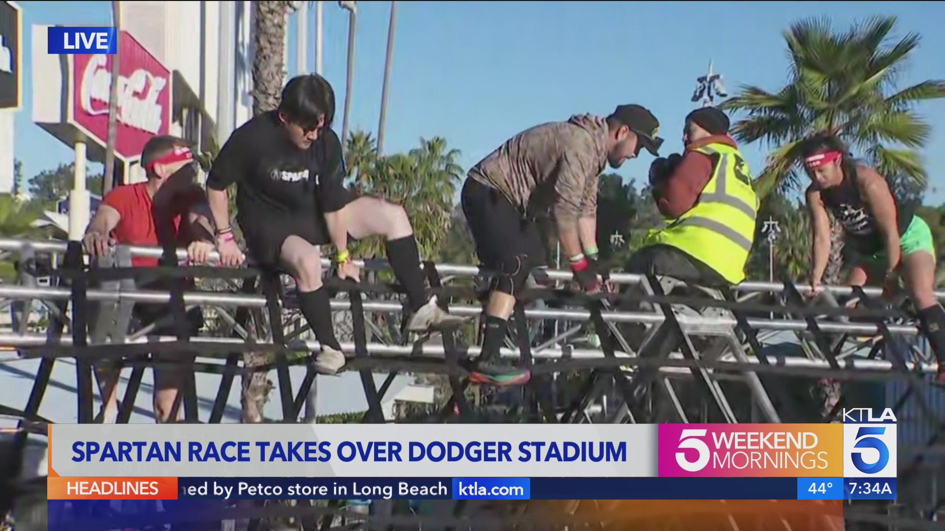 Spartan Race takes over Dodger Stadium! – KTLA