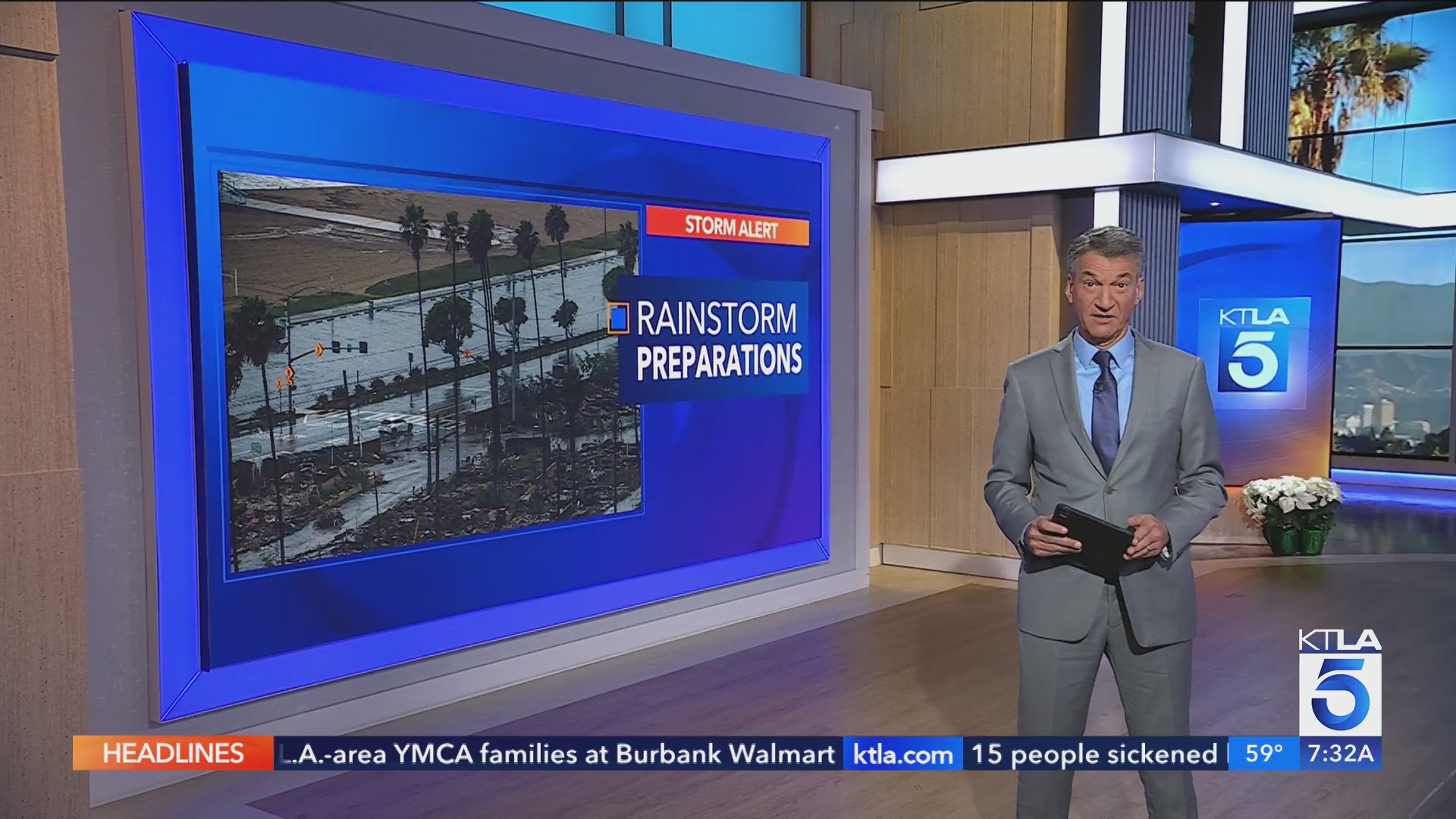 Southern California braces for Christmas storm – Tuesday 7:30a coverage ...