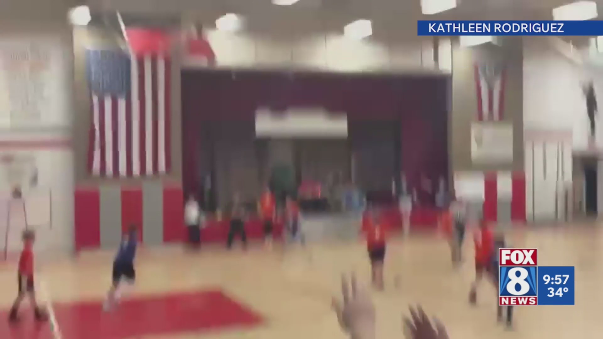 8th grader makes full court shot in Parma (Kathleen Rodriguez video ...