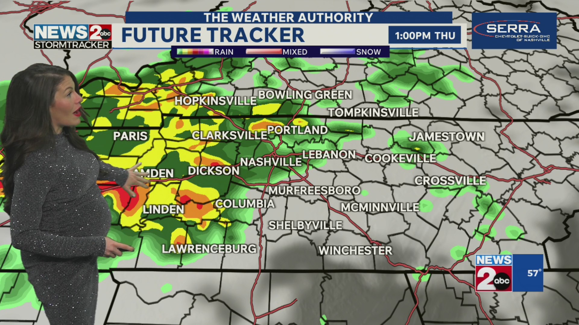 Wednesday Evening Forecast with Daphne DeLoren – WKRN News 2