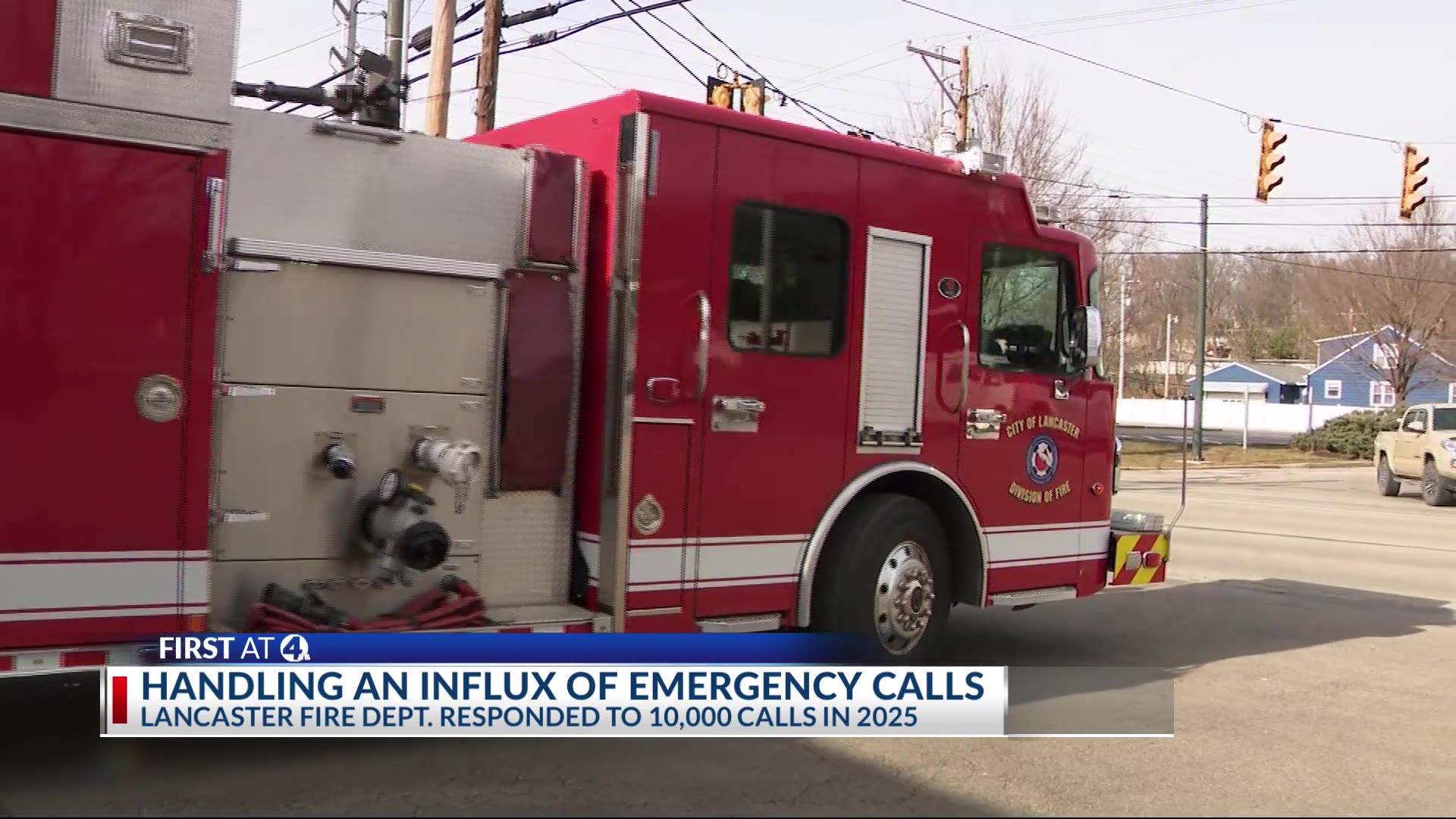 Lancaster fire department responded to its most calls ever – NBC4 WCMH-TV