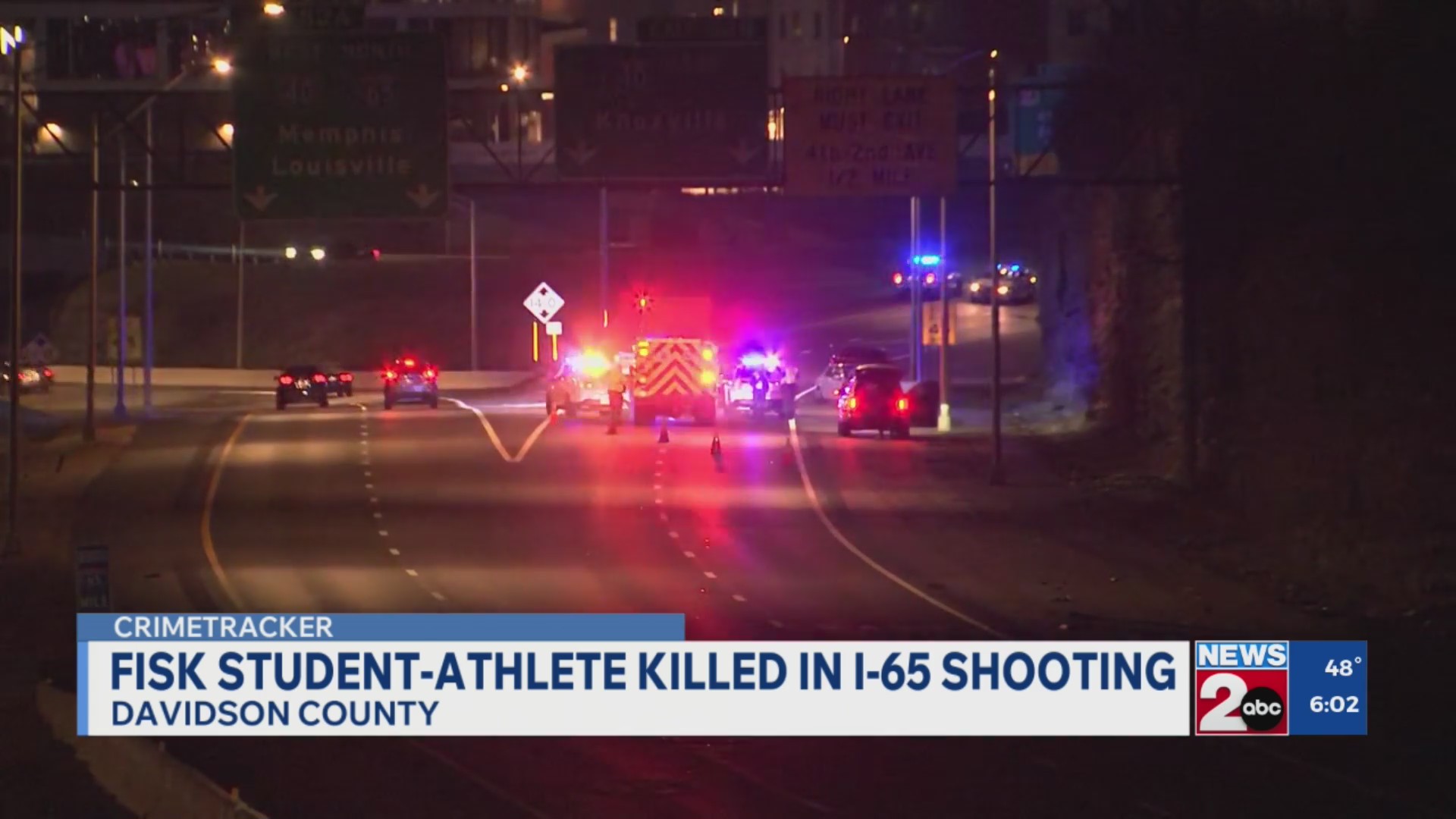Fisk University student killed in shooting along I-65N in Nashville ...