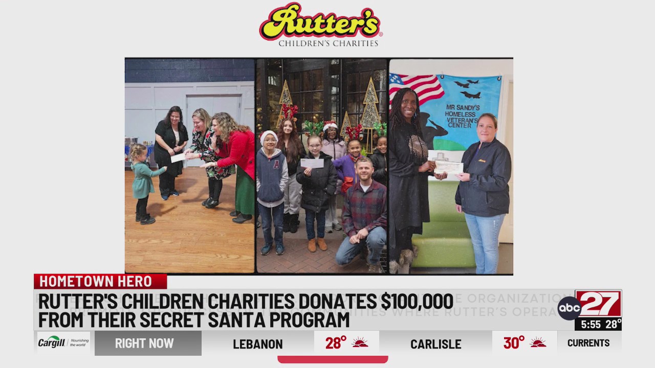 Rutter’s Children Charities donates $100k through Secret Santa program ...