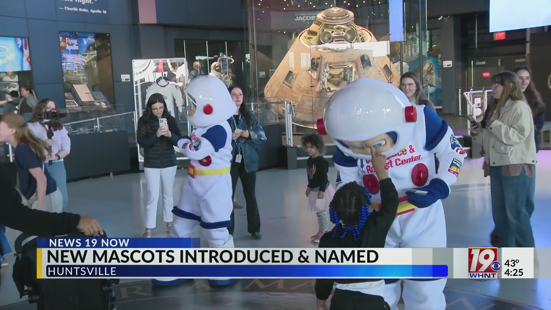 New Mascots Introduced and Named | March 17, 2026 | News 19 at 4 p.m ...