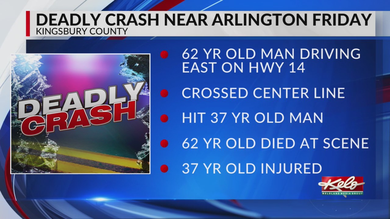 1 dead, 1 injured in Kingsbury County crash – KELOLAND.com