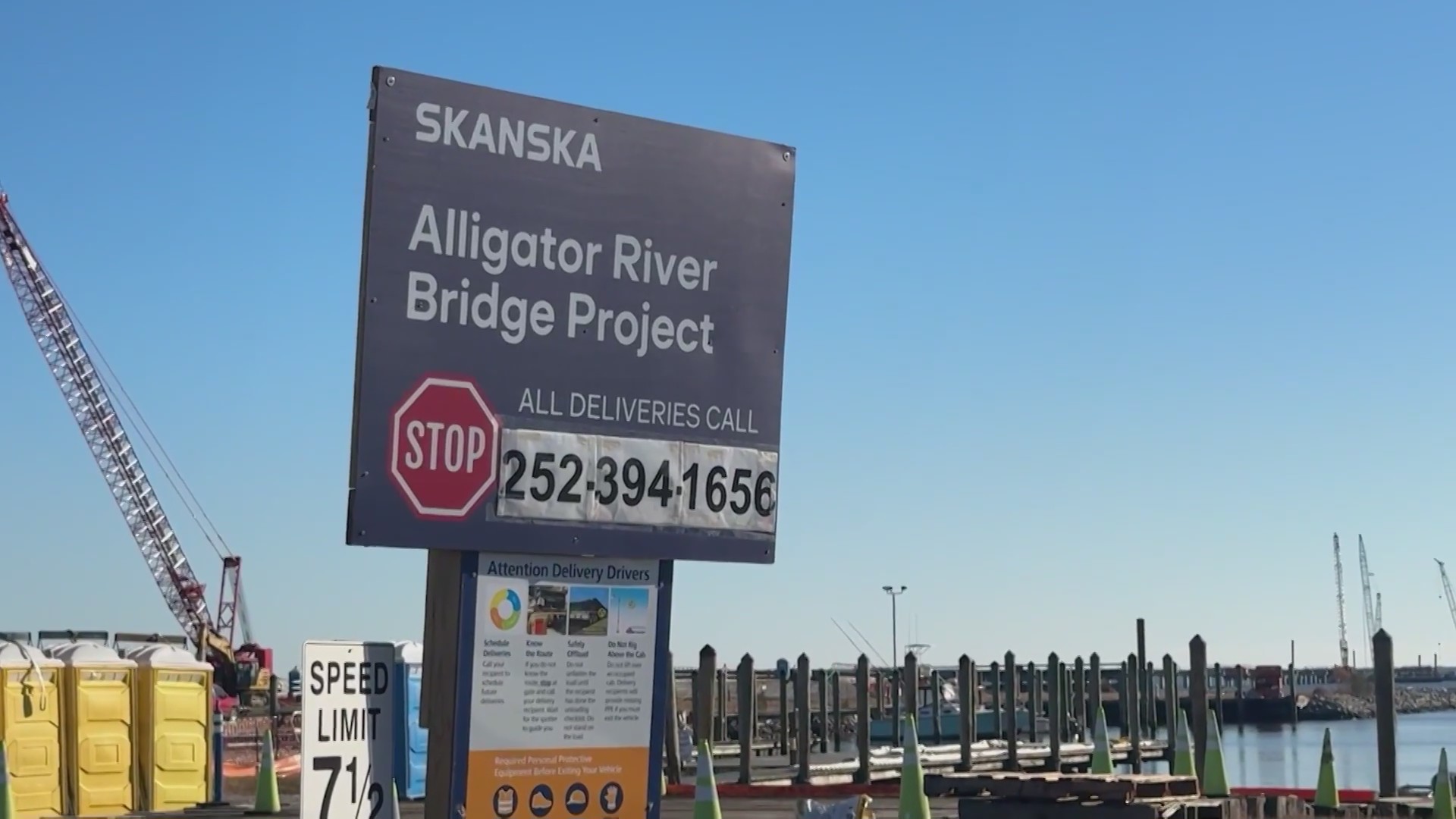 NC’s Alligator Bridge replacement construction progresses – WNCT